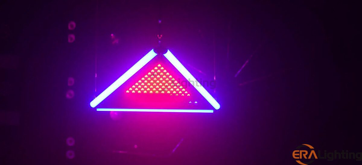 Led Kinetic Lifting Triangle Screen and Tube | ERA Lighting